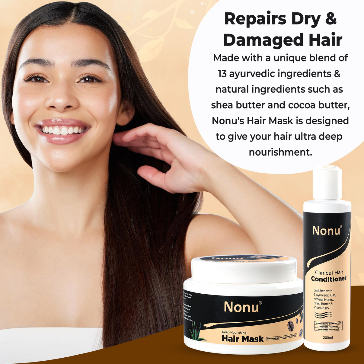 Hair Mask + Hair conditioner Combo – Nonucare